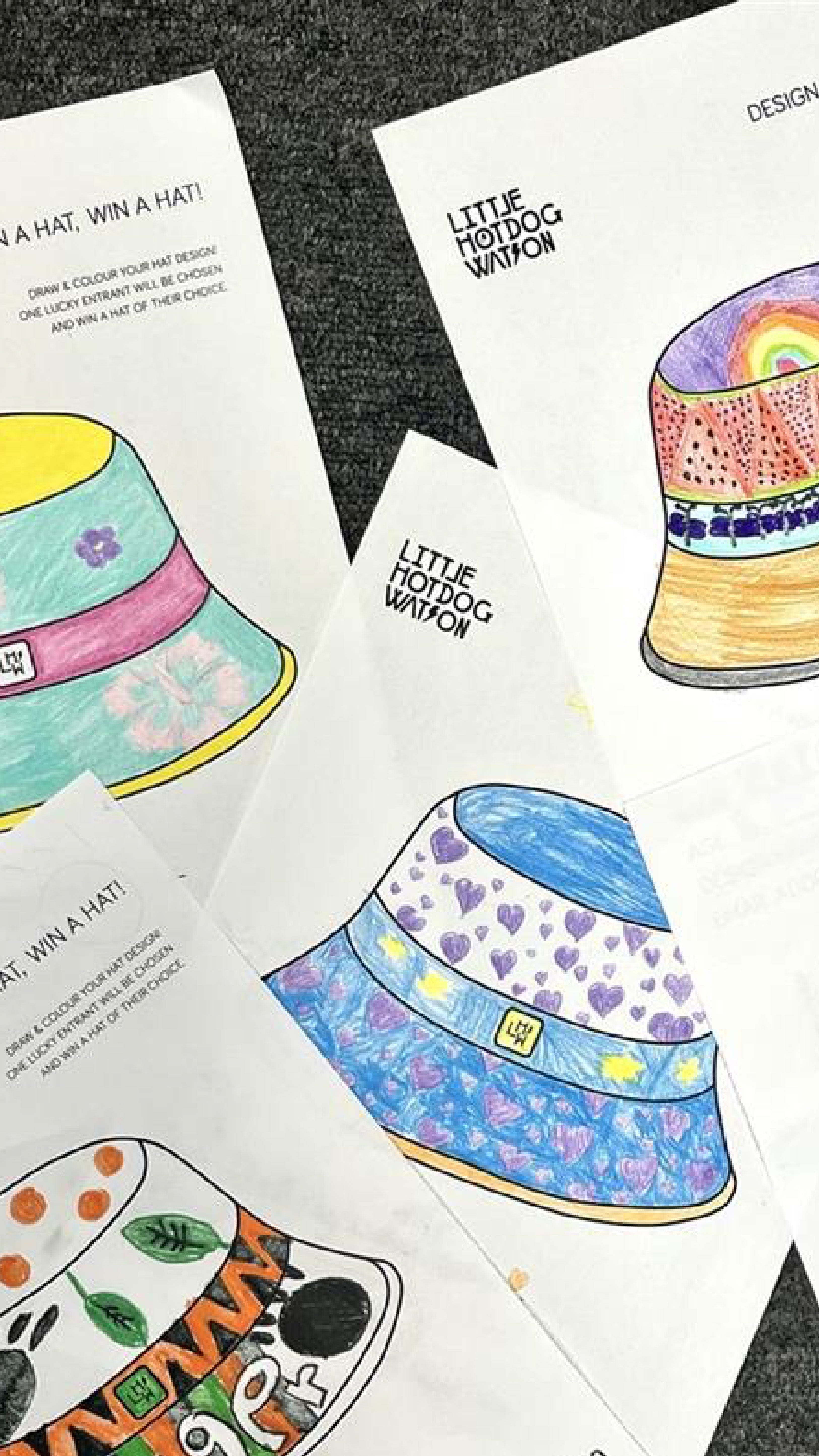Celebrate National Colouring Day & Make a Hat Day with Little Hotdog W ...